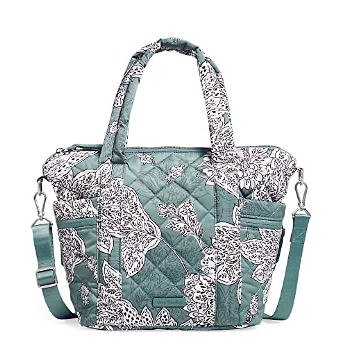 Vera Bradley Women's Performance Twill Small Multi-Strap Tote Bag, Tiger Lily Blue Oar, One Size