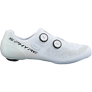 SHIMANO RC903 S-PHYRE Wide Cycling Shoe - Men's White, 43.0