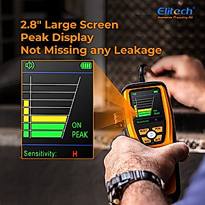 Elitech HVAC Refrigerant Leak Detector 10 Yrs Infrared Sensor Life Halogen Freon Sniffer, Air Conditioning Detection, Automotive Gas Finder, R22 R410A R134A R1234YF CFCs HCFCs HFCs, ILD-200