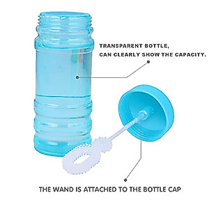 Bubbles 24 Pack Party Favor for Kids Bulk Bubble Solution Blowing Wand 2 Dozen Party Supplies Outdoor Toys Wedding Party Christmas Celebration Birthday Fun Gift