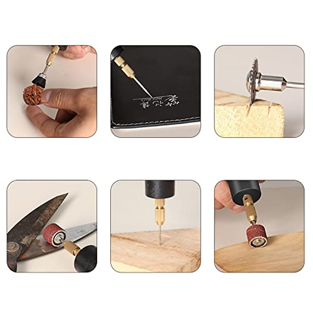 Micro Handheld Drill,Portable Mini Small Electric Drills Handheld Micro USB Drill with 3pc Bits DC 5V Powered by USB cable be used to drill wooden board, plastic board(thickness within 10mm)