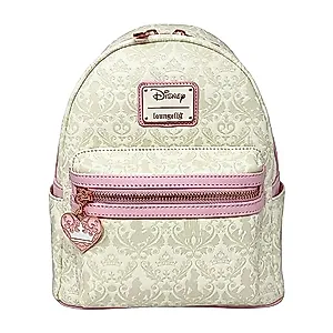 Loungefly Disney Princesses Damask Debossed Womens Double Strap Shoulder Bag Purse