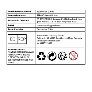 MagiDeal Smart Induction Trash Bin Intelligent Trash Bin 2.1 Gallon Sealed Lid Automatic Touchless Motion Garbage Can for Toilet Hotel, Beige, 26.5cmx29.5cmx14cm