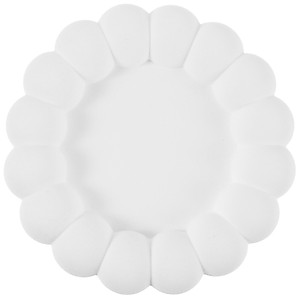 Round Tray Nail Decorations for Nail Art Dining Table Decor Jewelry Tray Home Decor Desk Tray Round Serving Tray Trinket Dish Earrings Holder Wedding White Earring Holder Plaster