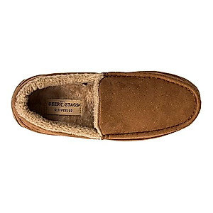 Deer Stags Men&#039;s Spun Slipper, Chestnut, 12 Wide