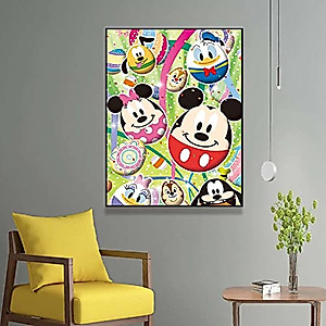 Hyporeak Diamond Painting Kits for Adults,Easter Diamond Art Kit,5D Diamond Painting Kit Full Drill Round for Gift,Wall Decor,Relaxing(12x16)