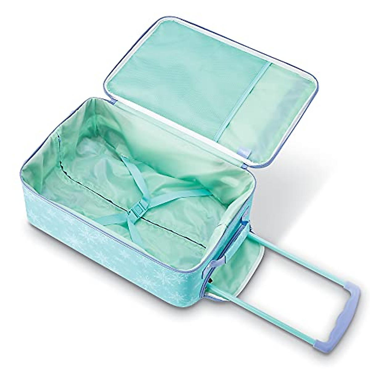 AMERICAN TOURISTER Kids' Disney Softside Upright Luggage, Telescoping Handles, Frozen, Carry-On 18-Inch