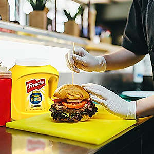 French's Classic Yellow Mustard, 105 oz - One 105 Ounce Bulk Container of Tangy and Creamy Yellow Mustard Perfect for Professional Use or for Refillable Containers at Home