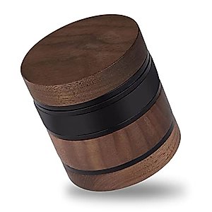 YOUTPP Wooden Spice Grinder 2.5 inch (Black)
