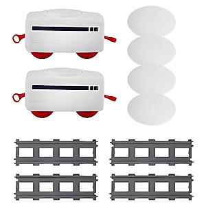 TOYANDONA Sushi Train Set Toy | Rotating Table Food Train Battery Powered Toy Train Set for Party DIY Sushi Display Table Swing Plate, Under Christmas Tree Train Track for Kids