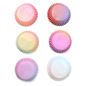 Cupcake Liners Cupcake Cups 300-Count Food Grade Gradint Design Cupcake Papers Baking Cups Cupcake Wrappers qiqee