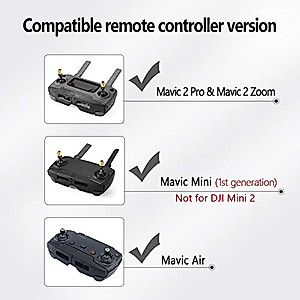Hanatora Remote Controller Stick Thumb Rocker for DJI Mavic Mini,Mini SE,Mavic 2 Pro/Zoom,Mavic Air Drone, Metal Aluminum Control Joystick Replacement Accessories