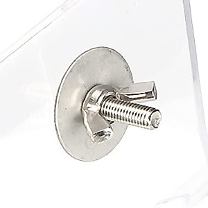 Bird Cage Automatic Feeder,Acrylic High Capacity Bird Food Dispenser Parrot Feeder Cage Accessories for Parakeet Canary Cockatiel Finch