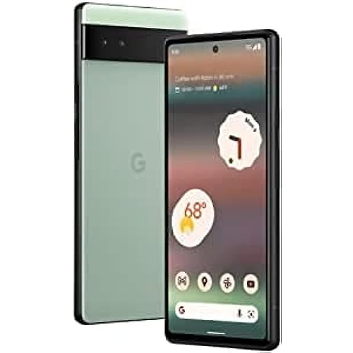 Google Pixel 6A 5G 128GB 6GB RAM Factory Unlocked (GSM Only | No CDMA - not Compatible with Verizon/Sprint) Global Version - Sage