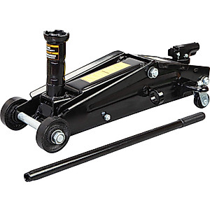 Torin T83006W Blackjack Hydraulic Trolley Service/Floor Jack (Fits: SUVs and Extended Height Trucks): 3 Ton (6,000 lb) Capacity, Black