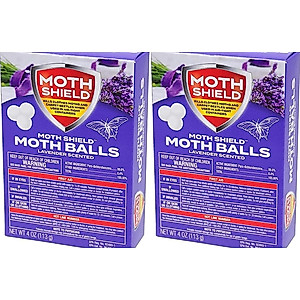 Moth Balls for Rodents Carpet Beetles - Pantry Moth Traps - Kills Clothes Moth Repellent Closet Clothes Protector Indoor - Lavender 2pack