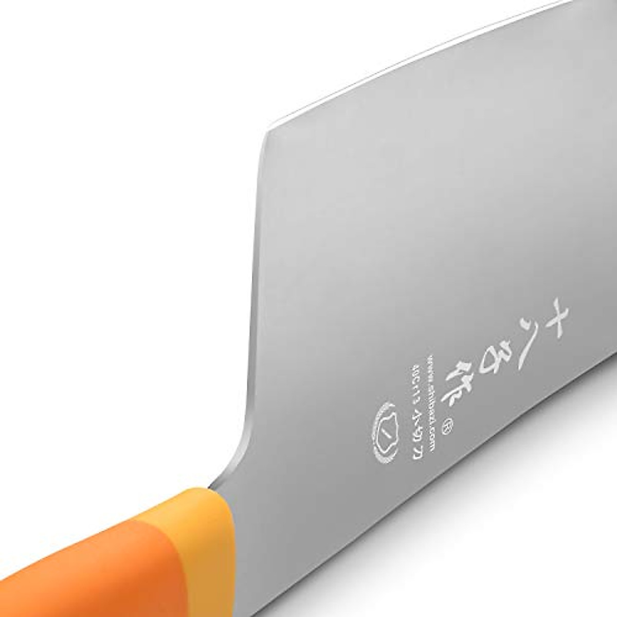 SHI BA ZI ZUO Carving Knife Set of 3 Piece Meat Cleaver Santoku Knife Paring Knife Cutting Meat Vegetable Fruit