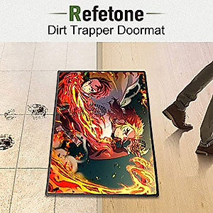 Anime Rug Popular Anime Area Rugs Slip Stain Resistant Soft Carpet for Boys Girls Gaming Desk Home Decor Non-Slip Doormats (16x24 Inches)