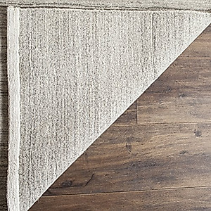 SAFAVIEH Himalaya Collection 9' x 12' Stone HIM820A Handmade Premium Wool Area Rug