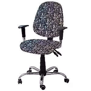 Big buy store Office Chair Cover Spring Colorful Butterfly Desk Chair Cover, Protective Stretchable Universal Computer Chair Covers, Watercolor Decorative Stretch Rotating Gaming Chair Slipcovers