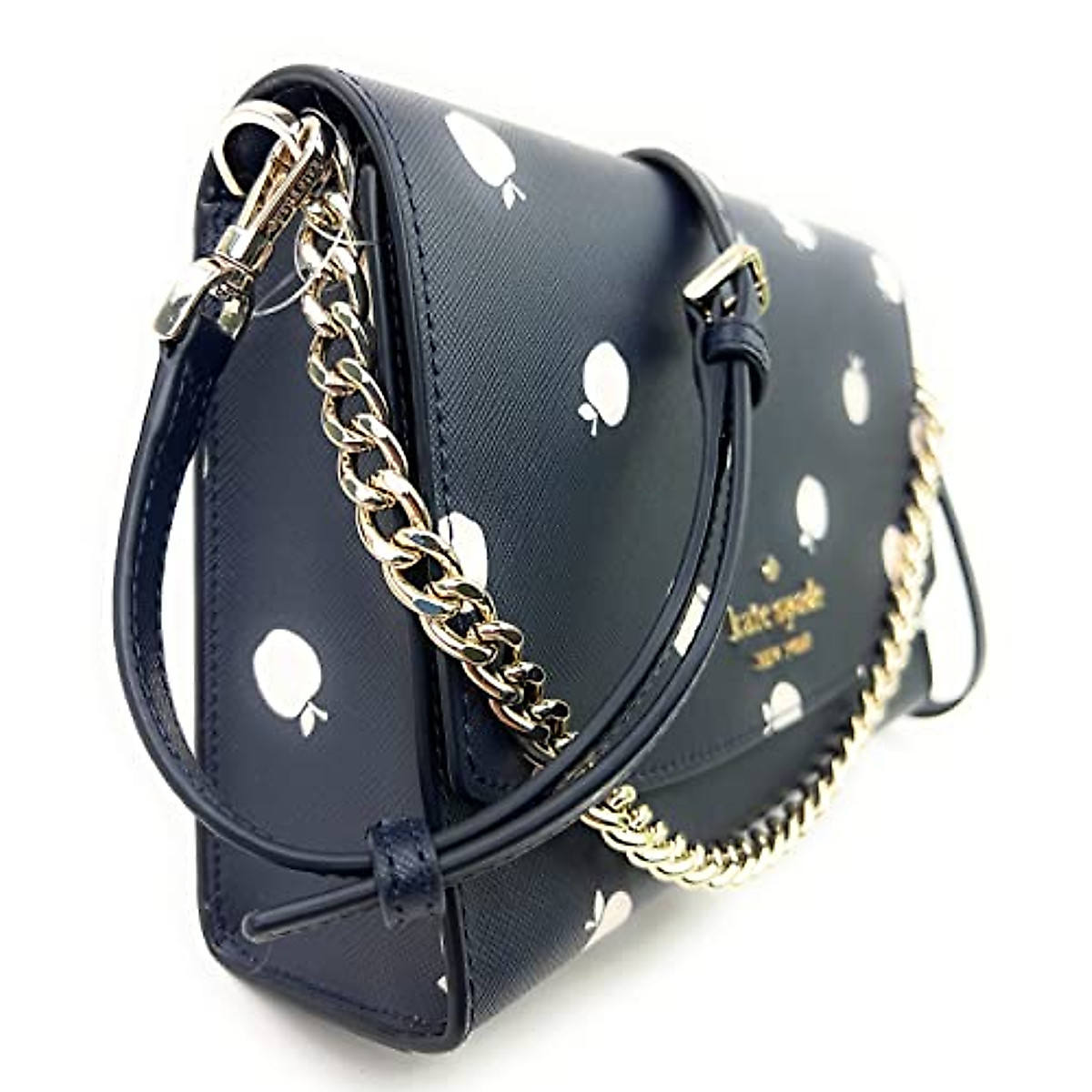 Kate Spade Carson Saffiano Leather Convertible Crossbody Bag (Blazer Blue