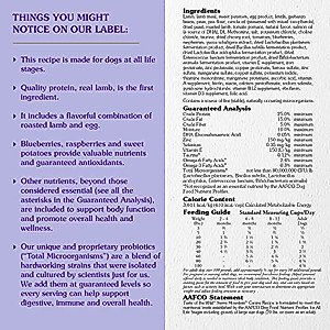 Taste of the Wild Sierra Mountain Grain-Free Canine Recipe with Roasted Lamb Dry Dog Food for All Life Stages, Made with High Protein from Real Lamb and Guaranteed Nutrients and Probiotics 14lb