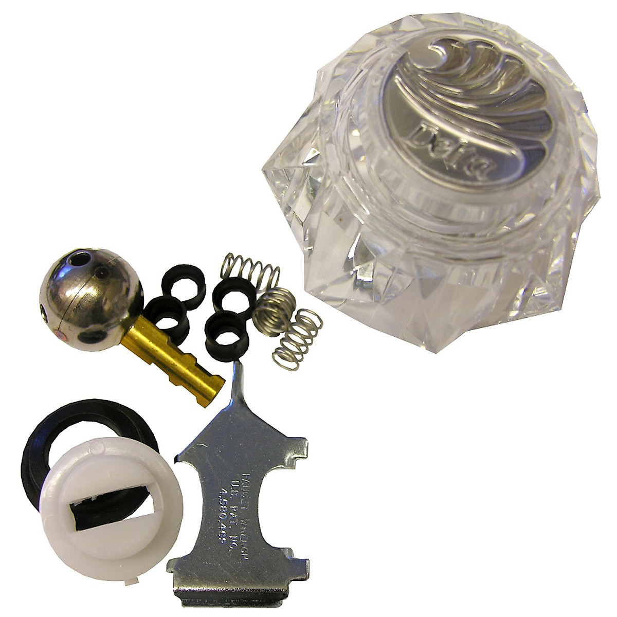 LASCO 01-9341 Delta Acrylic Single Handle Trim Set