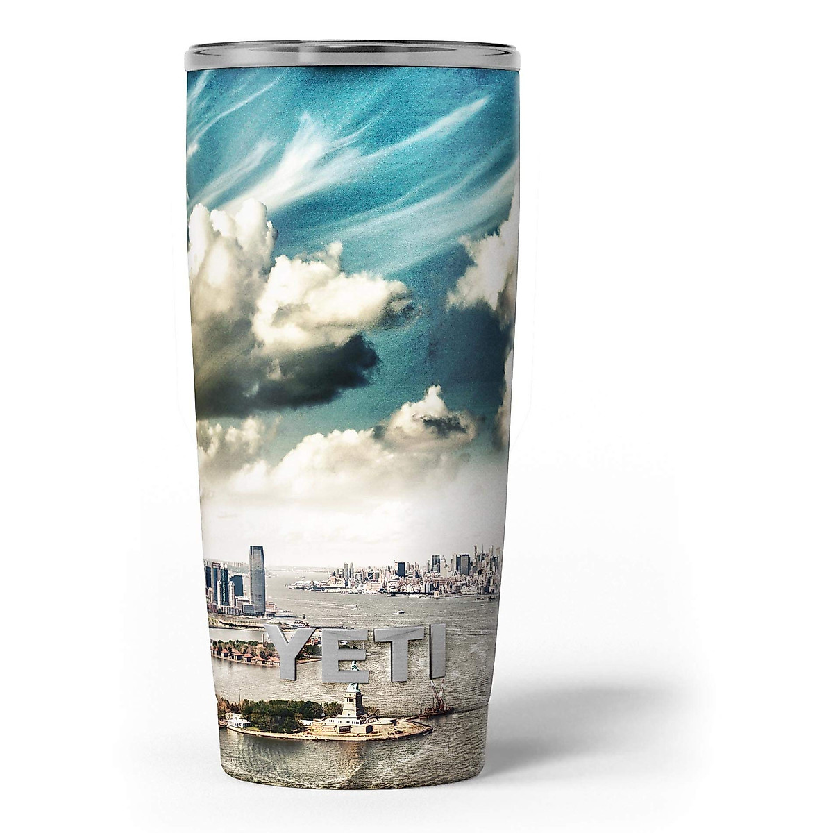 Design Skinz Drama NYC - Skin Decal Vinyl Wrap Kit Compatible with The Yeti Rambler Cooler Tumbler Cups