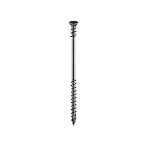 SPAX #10 x 2-1/2" Exterior Trim Head Stainless Steel Wood Deck Screws Powerdeck Torx T-Star Plus (83 EA) 1 LB Bit Included Double Threaded Rust Resistant