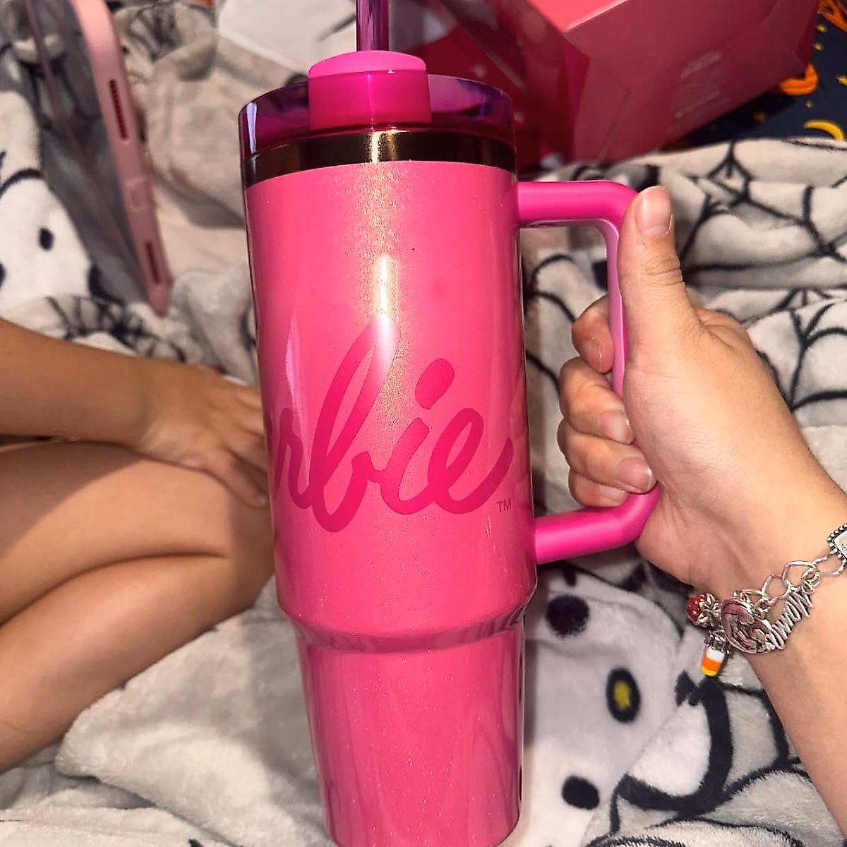 Master Jack 40oz Barb cup Icon 40 oz Tumbler Hot Pink