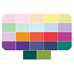 FreeSpirit Tula Pink Solids 10'' Charm Pack 42pcs, Mythical Yard