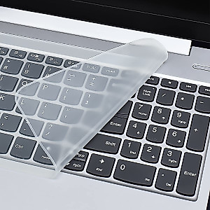 10.5" x 4.32" Universal Keyboard Cover Skin Design for 10"-11.6" Laptop Notebook (Without Numeric Keypad Keyboard), Ultra Thin Silicone Waterproof Keyboard Cover Protector -Clear