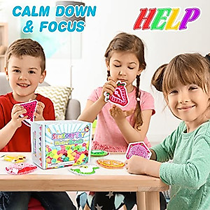 Easter Basket Stocking Stuffers Water Beads Sensory Toys for Kids - Fruit Bean Bags Stress Relief Sensory Toys for Autistic Children, Classroom Toy and Preschool Learning Activity, Calming Toys