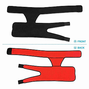 Zerodis Hip Thigh Support Brace, Black Adjustable Groin Brace Wrap Thigh Support Compression Sleeve Stabilizer Compression Groin Support Wrap for Men Women Adult Sitting Posture Corrector