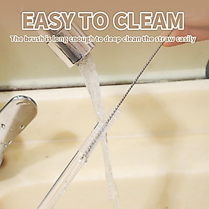 Replacement Straws for Owala FreeSip 24/32 oz HurOutd 6pcs Reusable Plastic Straws with Cleaning Brush for Owala Flip Insulated Stainless Steel Water Bottle