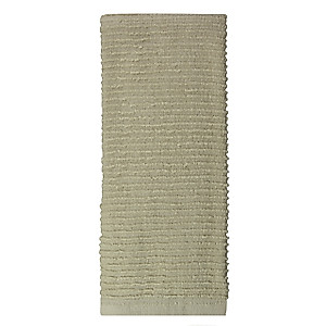 MU Kitchen 100% Cotton Ridged Dishtowel, 18 x 28 Inches, Oatmeal