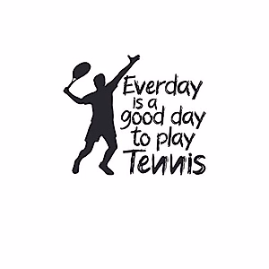 Everyday is a good day to play tennis sketchbook | notebook with 120 pages squared: Graph Paper Composition Notebook: Grid Paper, Quad Ruled, 120 pages Softcover (6x9 inch)