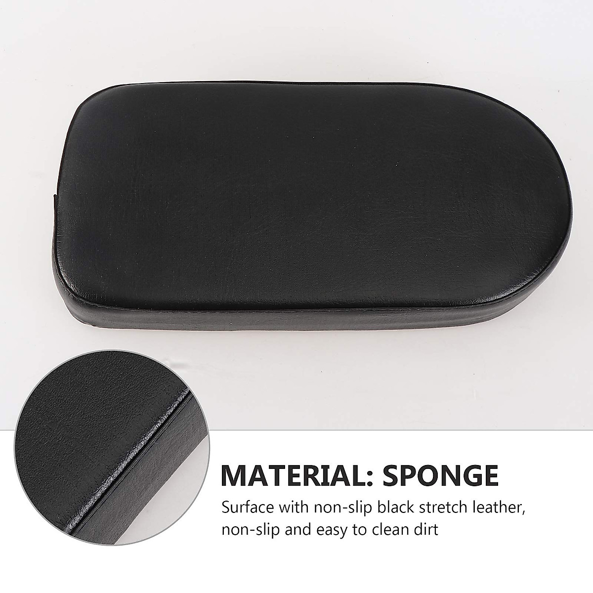 LIOOBO Bike Rear Seat Bicycle Rear Saddle Child Rear Seat Bike Chair for Kids Size (Borde Black or Grey, Random)