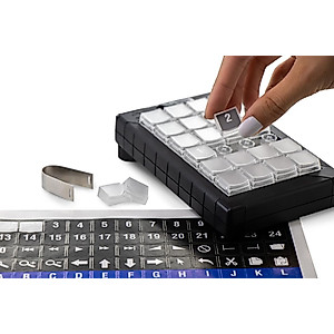 X-keys Programmable USB Keypads and Keyboards (24 Key, Black and White)