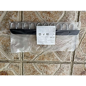 OMHOMETY Belt Hanger for Closet Max 60 Belts, Sturdy Wood Belt Organizer with 20 Hooks, Hanging Belt Rack Belt Storage Holder, Black 1 Pack