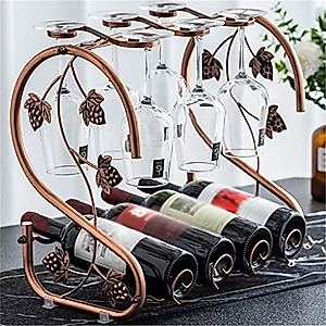 DOUBA Wine Cabinet Display Rack Metal Wine Bottle Rack Bracket Wine Bottle Storage Wine Cabinet Wine Rack Wine Utensils