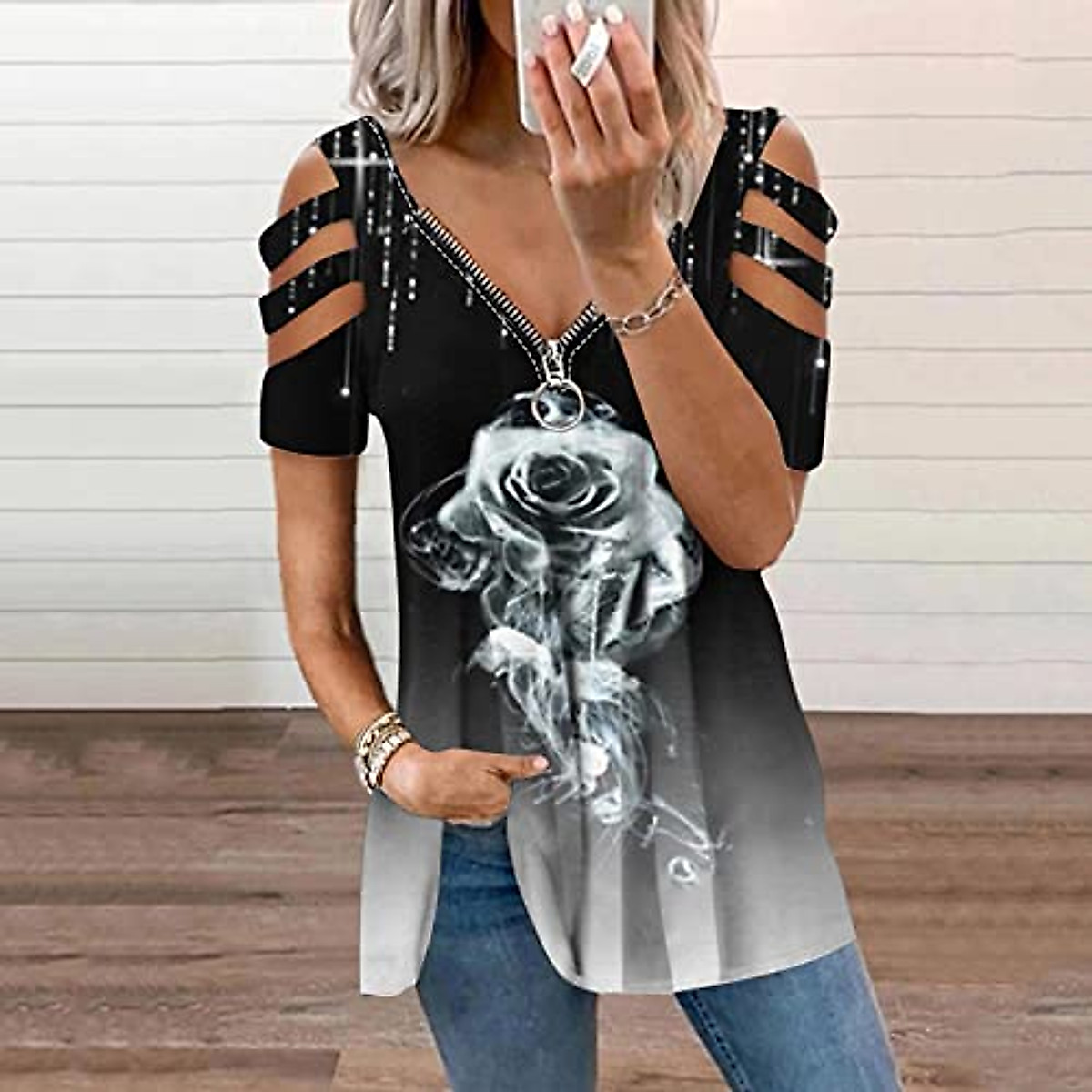 Clothes Women Womens Tunic Flowy White Shirt lace Blouse top Juniors Tops red Shacket Women Bell Sleeve Maternity top Womens Olive Green Shirt