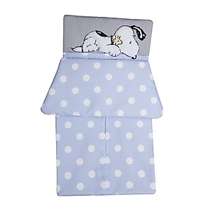 Lambs & Ivy My Little Snoopy 4 Piece Bedding Set, Multicolored