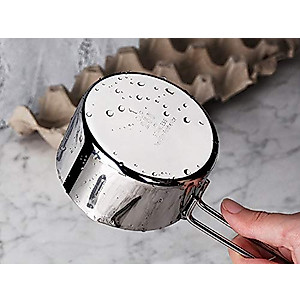 Tribal Cooking Metal Measuring Cups and Spoons Set - 8 Pieces - Professional Stainless Steel - Measuring Spoons Set - Measure Dry or Liquid Ingredients - Measuring Cups Sets for Baking and Cooking