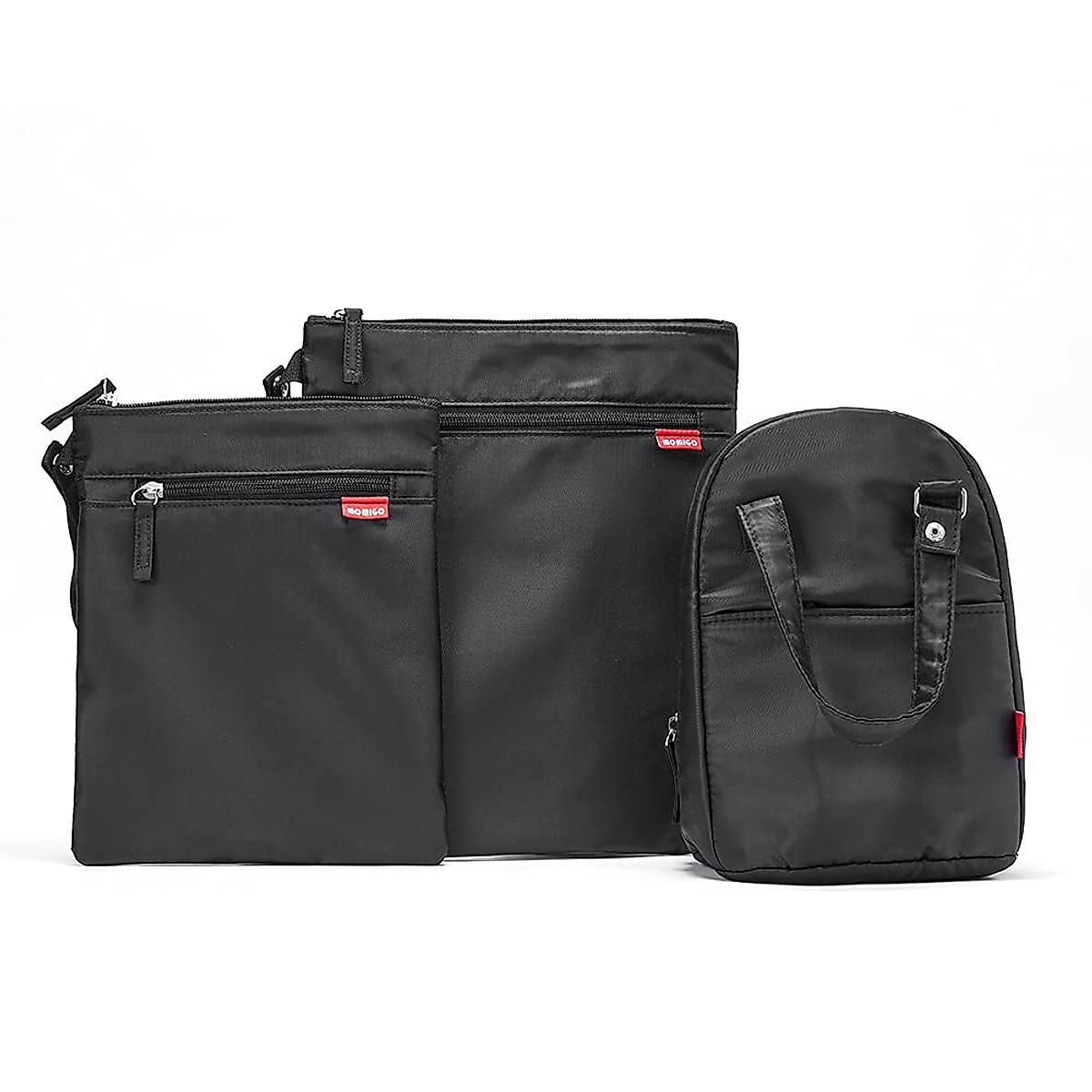 MOMIGO 3pcs Diaper Bag Baby Cooler Pouch Set - Diaper Bag Organizing Pouches Diaper Wet Dry Bags Waterproof Reusable, Travel Beach Pool Daycare for Diaper or Wet Clothes