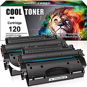 Cool Toner Compatible Toner Cartridges Replacement for Canon 120 cartridges 120 CRG-120 Canon imageCLASS D1120 D1550 D1150 D1320 D1350 D1520 D1100 D1370 D1180 D1170 MF6680DN MF417dw (Black, 2-Pack)