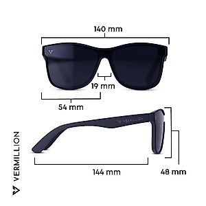Vermillion Lightweight Luxury Men's Polarized Sunglasses Mystic | Functional Fashion Polarized UV Protection and Durable