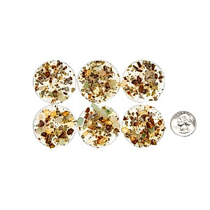 Prosperity Candle by New Moon Beginnings - Crystal Candle - Good Luck, Success, & Abundance Candle - Soy Candle - Bayberry Patchouli Cypress - Set of 6 Tealights