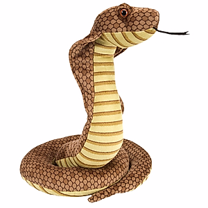 Wild Republic Cobra Plush, Stuffed Animal, Plush Toy, Gifts for Kids, Cuddlekins 12 Inches