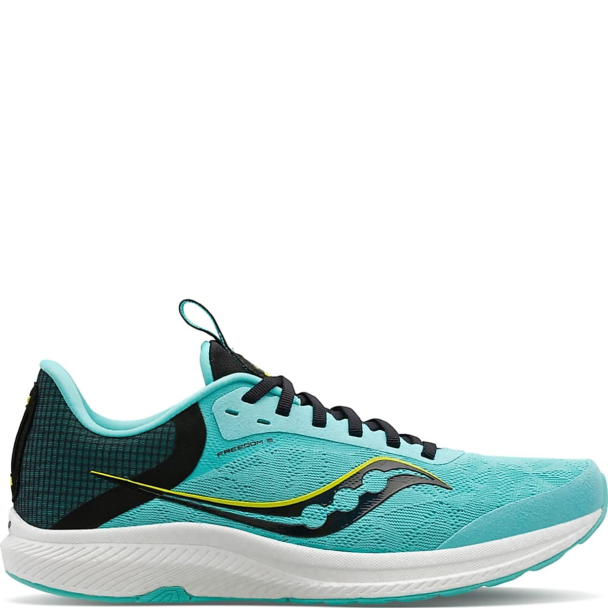 Saucony Women's Freedom 5 Running Shoe, Cool Mint/Acid, 8